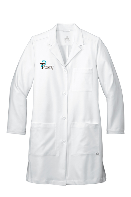Wink® Women’s Long Lab Coat - Community Clinical Pharmacy – Revelation ...